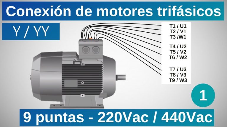 Conexión de un motor trifásico: guía paso a paso para 220 y 440 V ...
